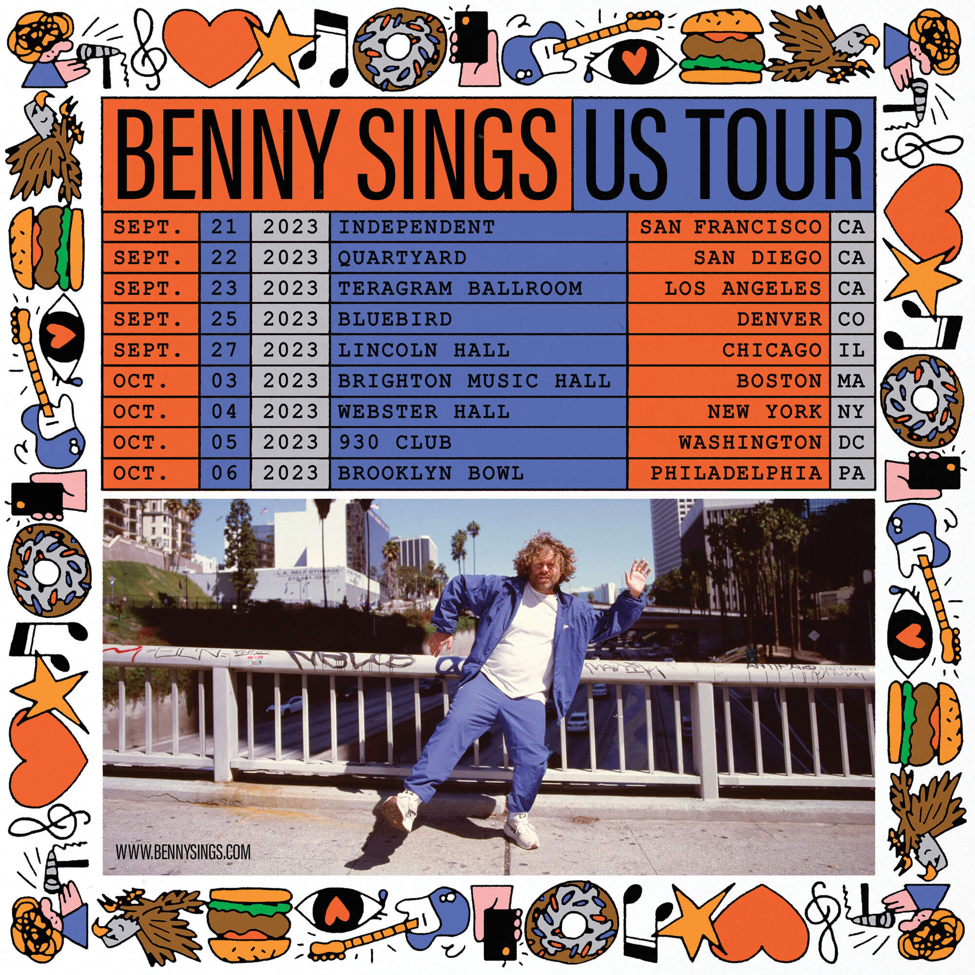 Benny Sings announces US Tour - Soepermarkt